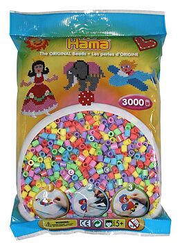 HAMA Perlen pastell gemischt 3.000Stück: Kreativ- & Bastelsets online ...