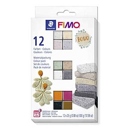 STAEDTLER FIMO effect Colour pack 8013, FIMO effect "Boho Colours", 12 ...