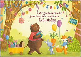 Wir gratulieren dir ganz herzlich zu deinem Geburtstag Doppelkarte ...