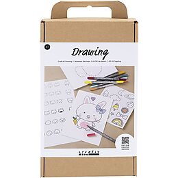 Creativ Company DIY Sets Zeichnen Kreativ Set Zeichnen, Pastellfarben ...
