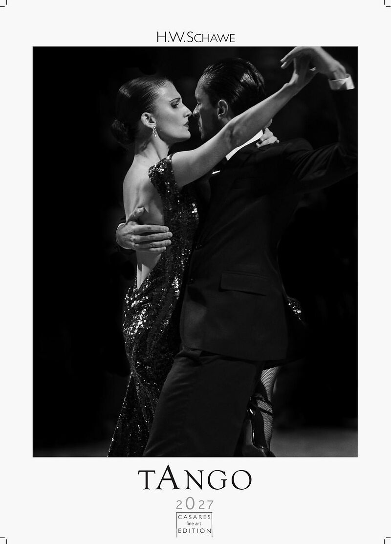 Tango schwarz-weiss Kalender 2027 Wandkalender | Fotokalender ...