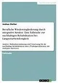 Berufliche Wiedereingliederung durch integrative Ansätze. Eine ...
