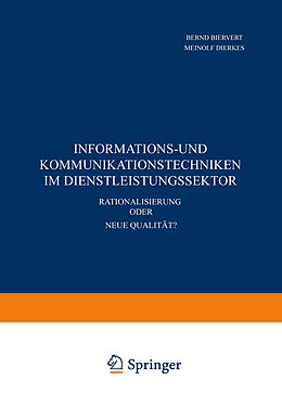 Informations- und Kommunikationstechniken im Dienstleistungssektor von ...