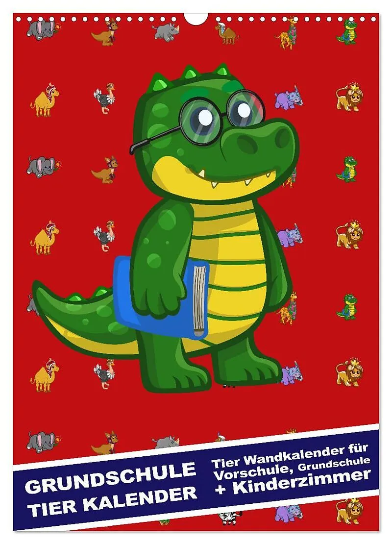 Grundschule Tier Kalender - Tier Wandkalender für Vorschule ...