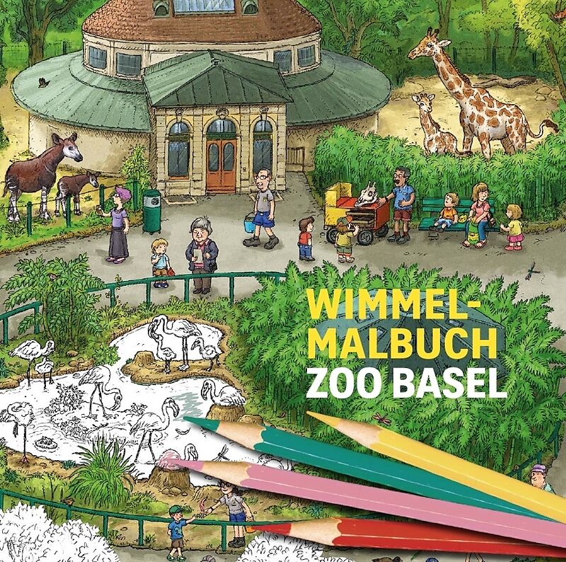 Wimmel-Malbuch Zoo Basel - Mirco Brüchler - Buch kaufen | Ex Libris