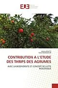 CONTRIBUTION A L'ETUDE DES THRIPS DES AGRUMES de Amina KOUTTI, Farid ...
