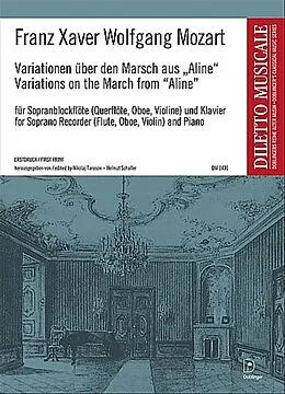 Variationen über den Marsch aus Aline: Notenblätter kaufen | Ex Libris