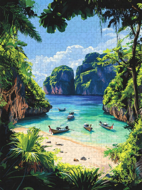 CALVENDO Puzzle Maya Bay - Ko Phi Phi Leh - Thailand | 1000 Teile Lege ...