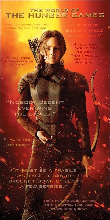 The World of Hunger Games Die Tribute von Panem 2027 Wandkalender von ...