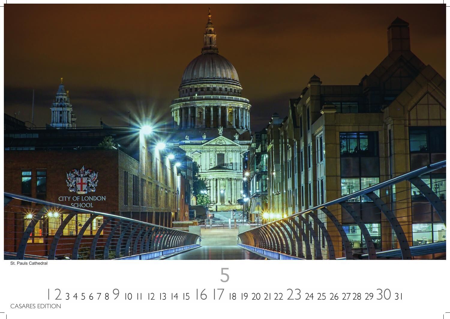 London Kalender 2027 Wandkalender | Fotokalender England 24x35cm ...