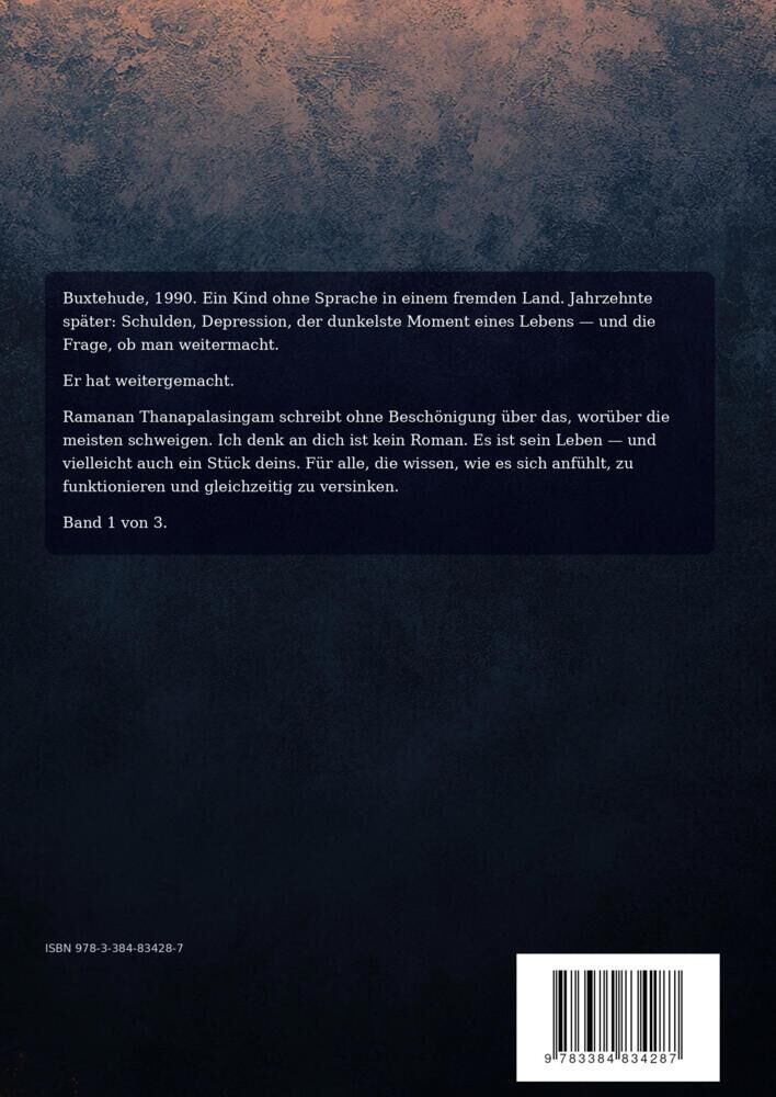 Ich denk an dich von Ramanan Thanapalasingam: Buch kaufen | Ex Libris