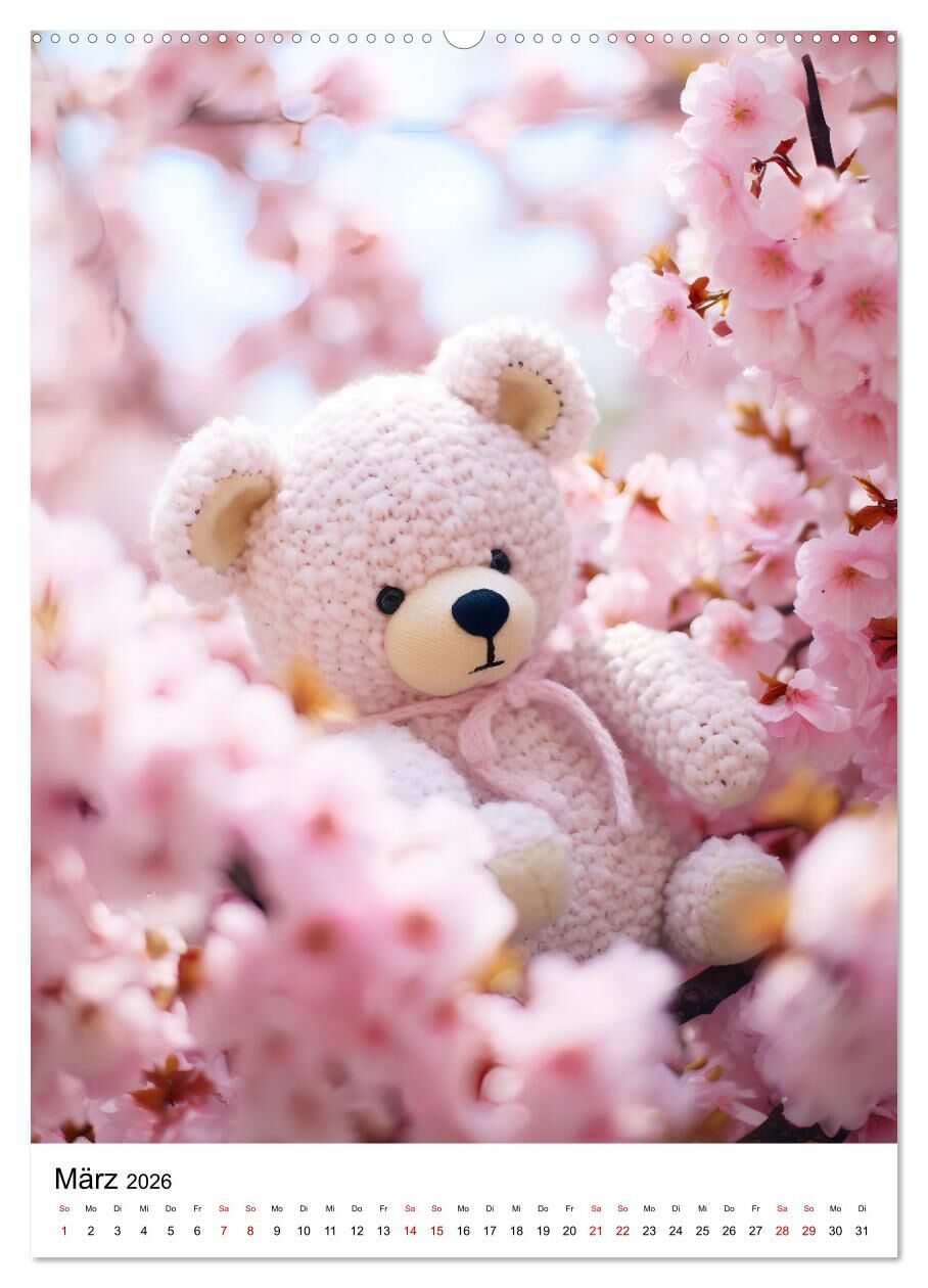 Teddy Abenteur - Ein Jahr mit gehäkelten Freunden (Wandkalender 2026 ...