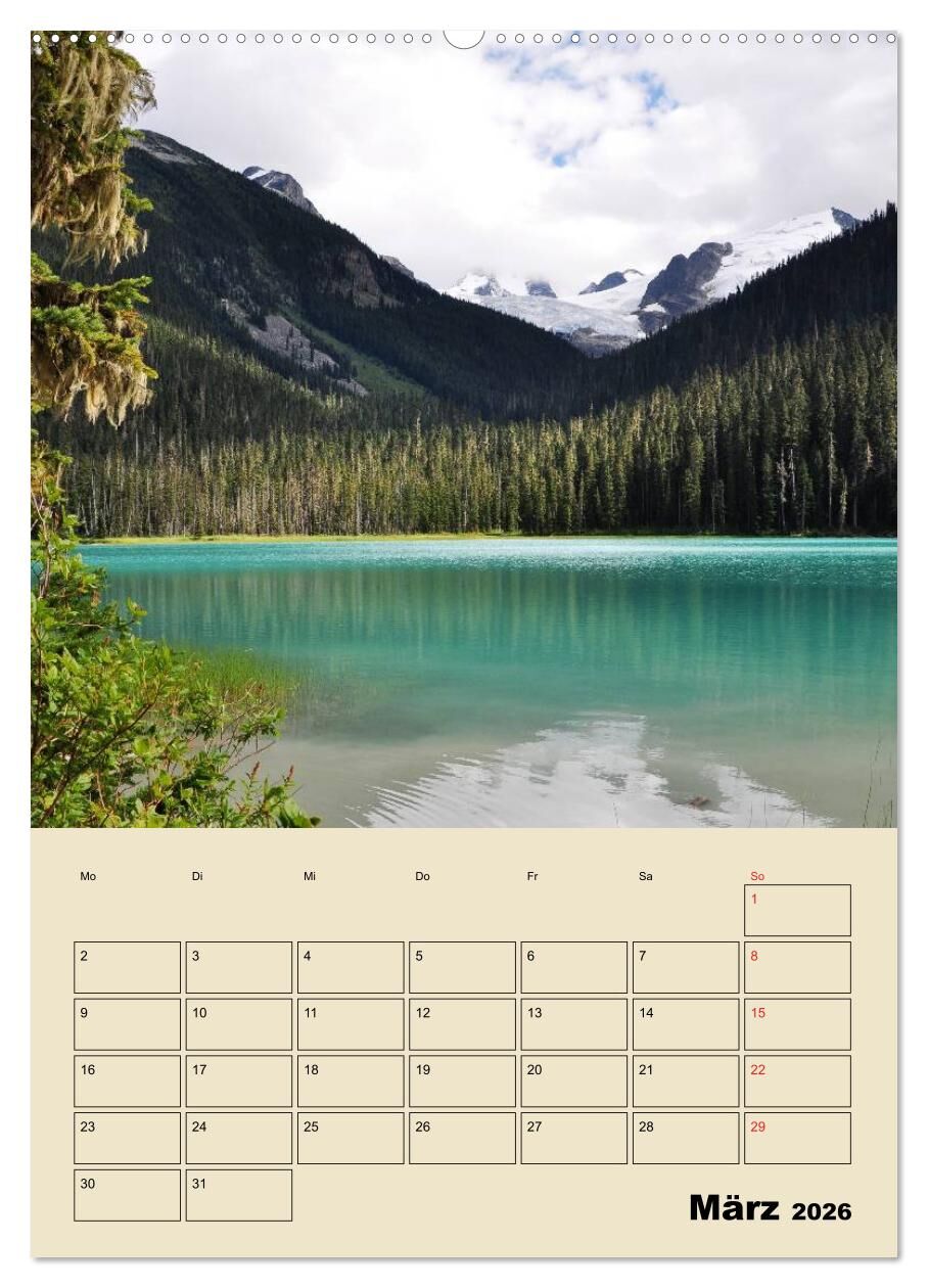 Kanadas große Seen / Planer (Wandkalender 2026 DIN A2 hoch), CALVENDO ...