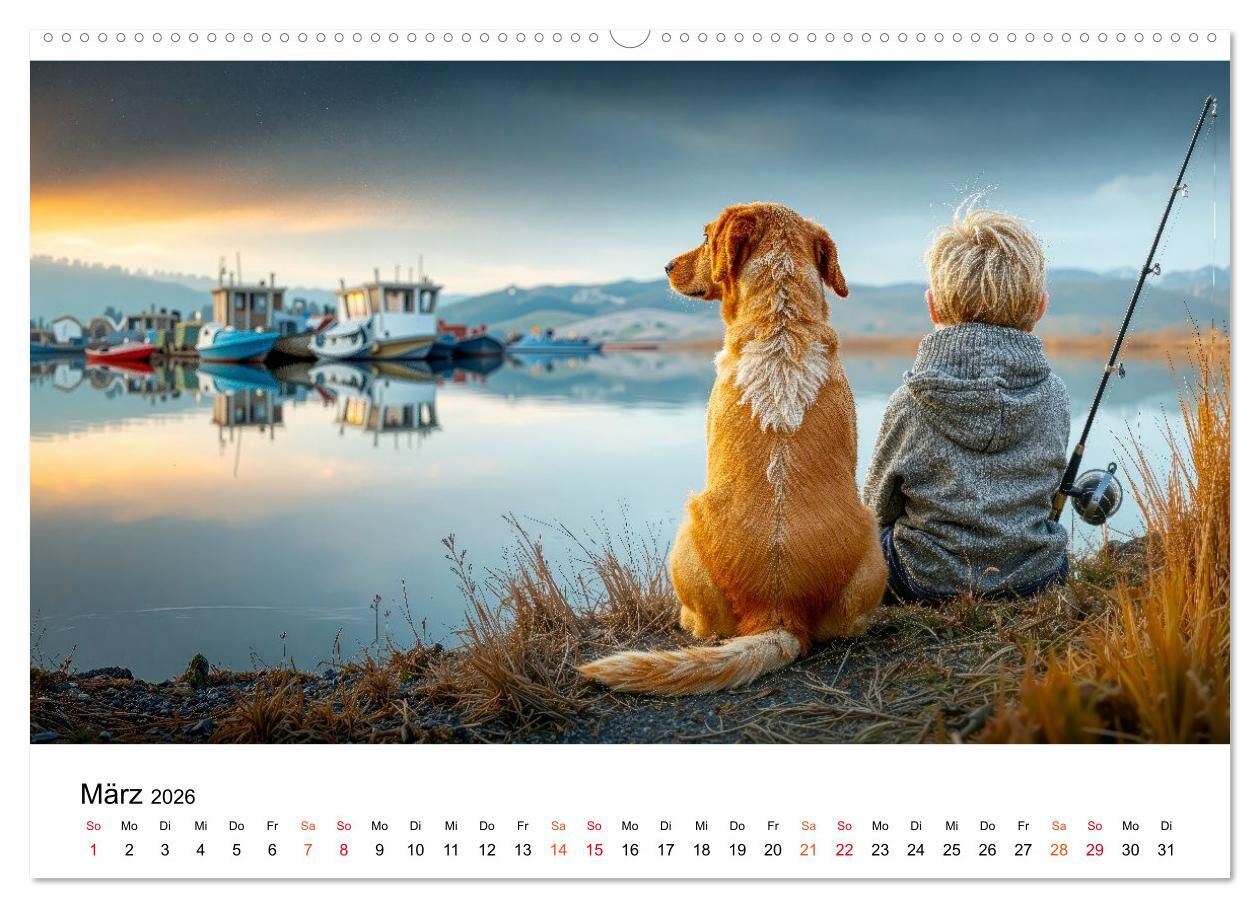 Angeln - der große Fang (Wandkalender 2026 DIN A2 quer), CALVENDO ...