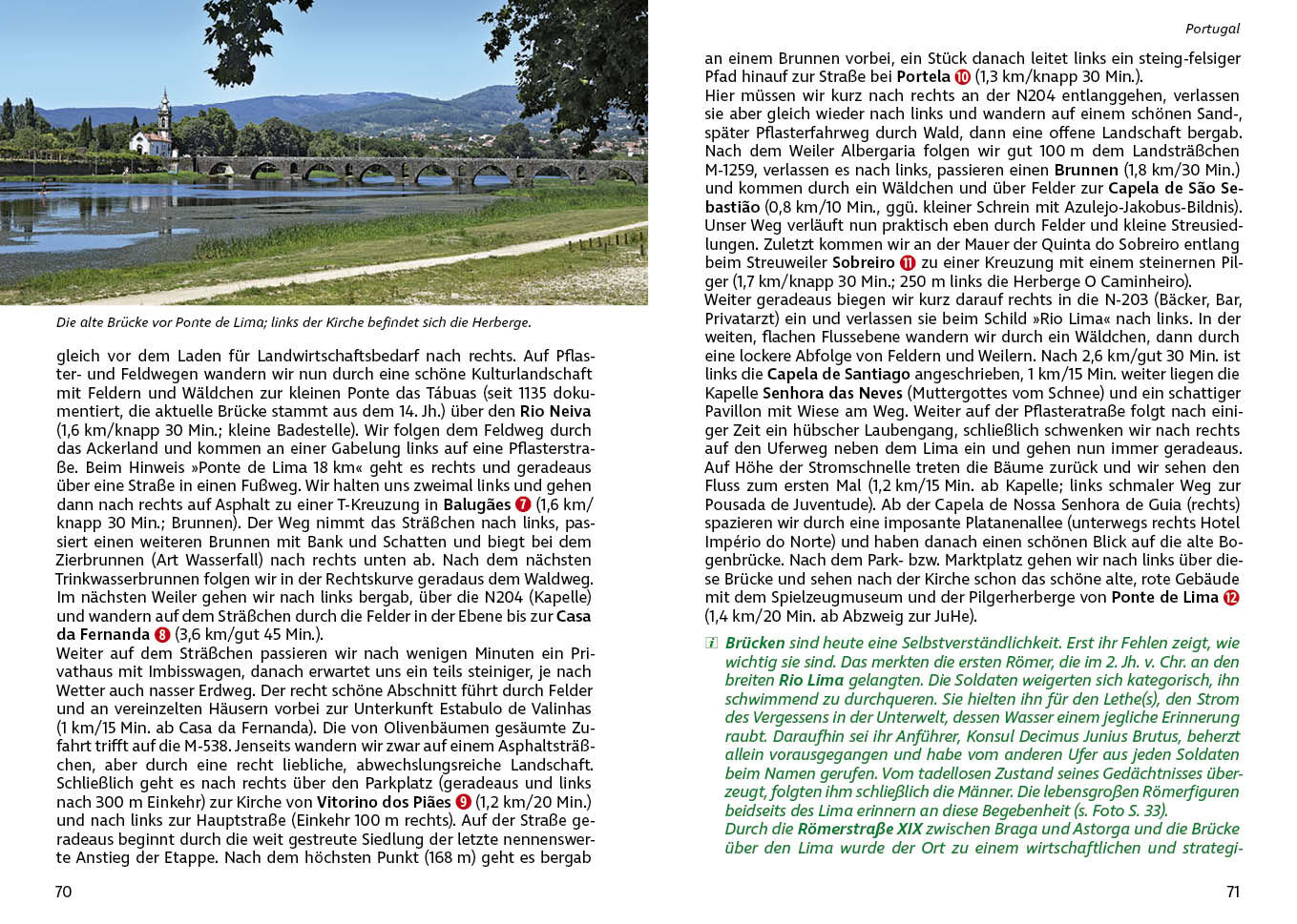 ROTHER Wanderf hrer Jakobsweg Caminho Portugu s Von Cordula Rabe